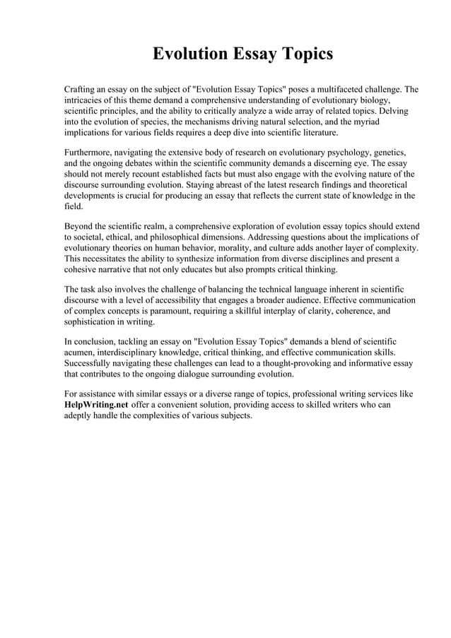 Evolution Essay Topics.pdf