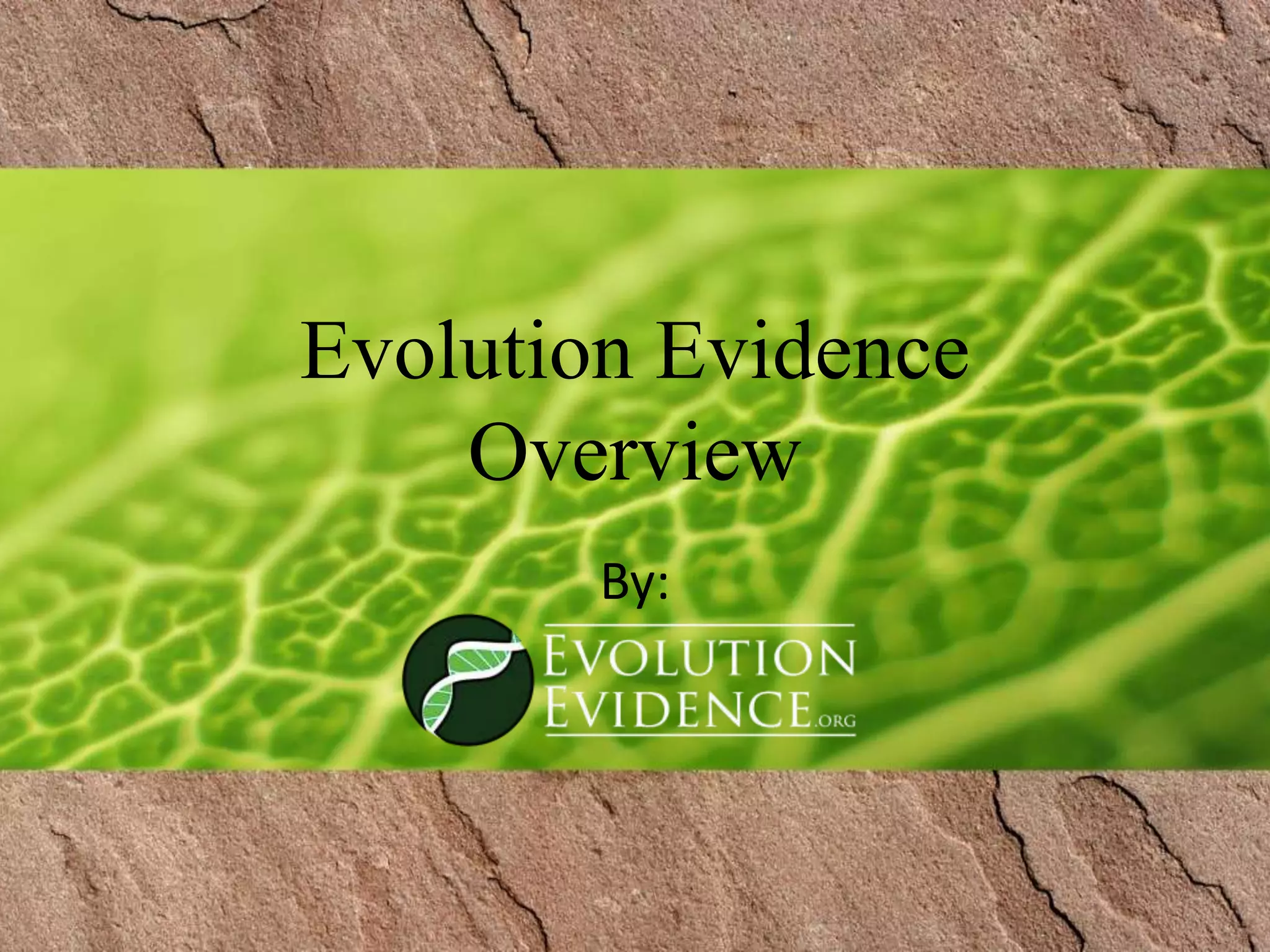 Evolution Evidence and Evolutionary Thinking - The 3 Patterns of ...
