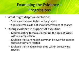 Evolution Evidence and Evolutionary Thinking - The 3 Patterns of ...
