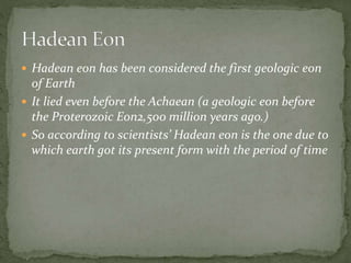 Evolution from rocks | PPT