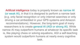 Evolution & Future Of Artificial Intelligence | PPTX