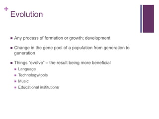 Evolution & Genetics 101 | PPT