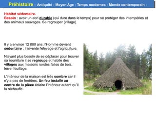 Evolution de l'habitation | PPTX | Antiquing and Antiques | Hobbies ...