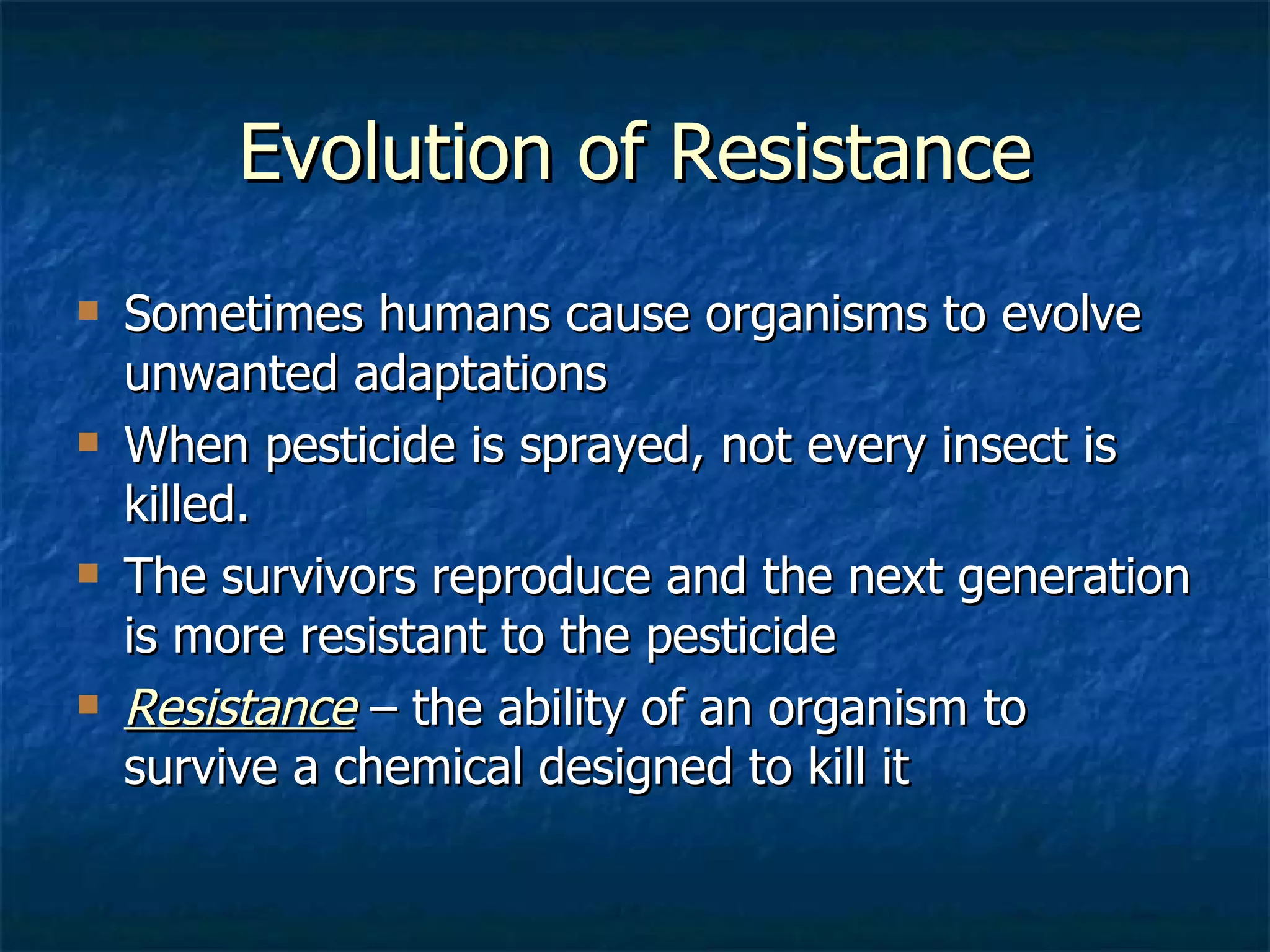 Evolution in ecosystems | PPT