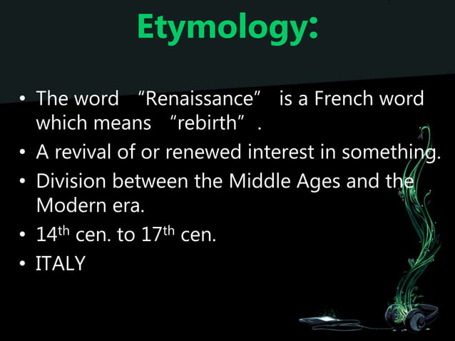 Evolution in renaissance paper 1 | PPT