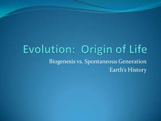 Evolution introduction | PPTX | Biological Sciences | Science