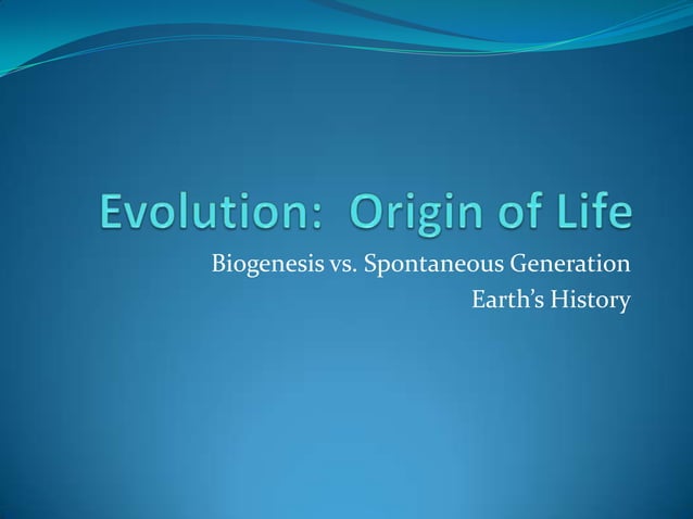 Evolution introduction | PPTX | Biological Sciences | Science
