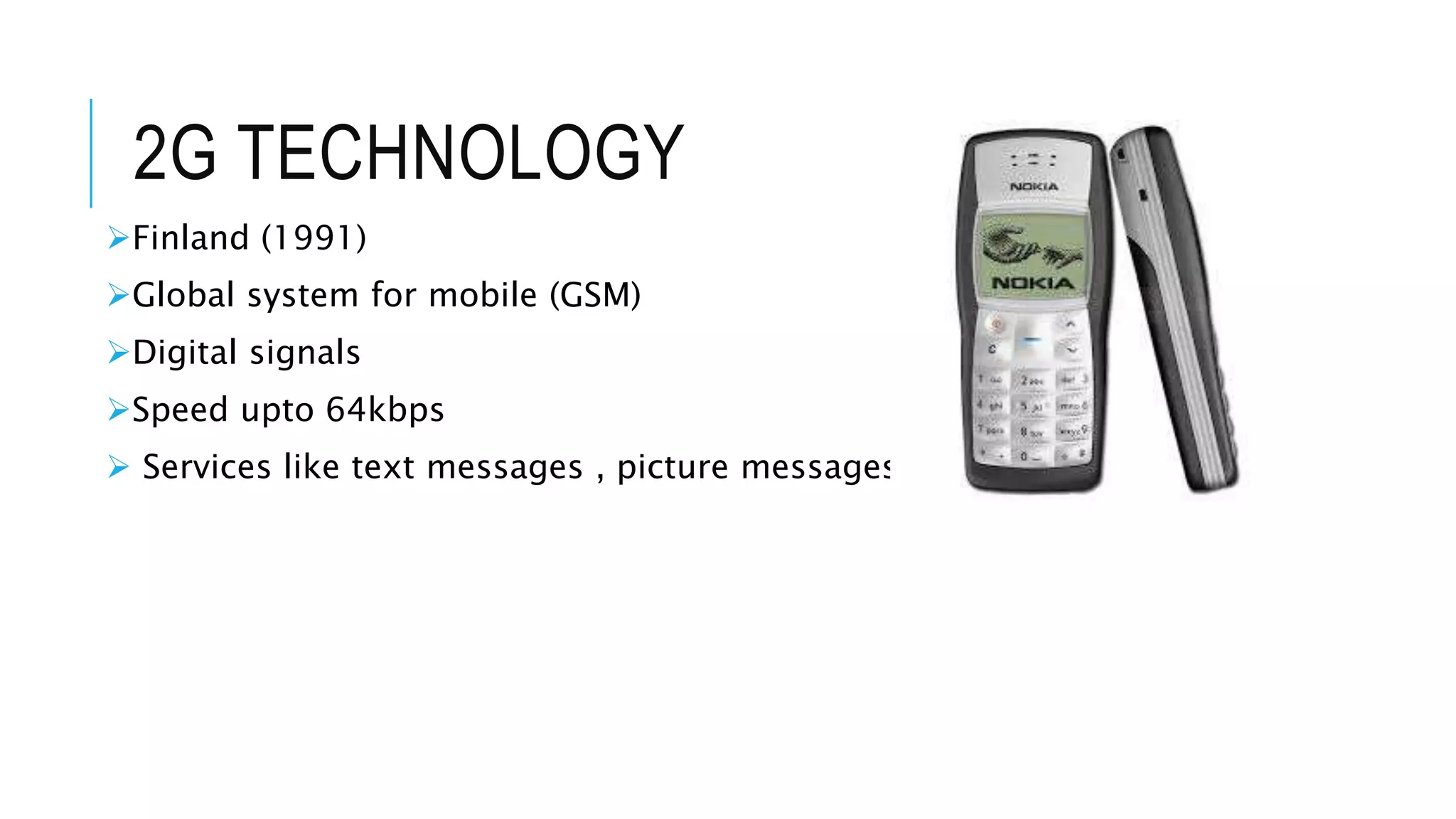 Evolution in wireless communication , 1G , 2G , 3G , 4G & 5G | PPTX