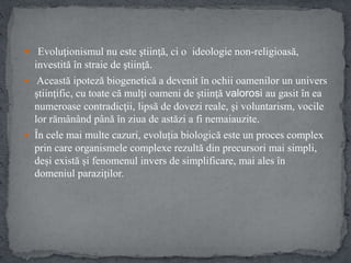 Evolutionismul | PPTX