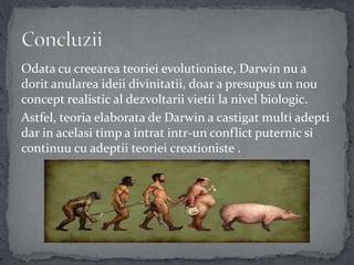 Evolutionismul | PPTX
