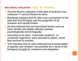 Evolutionist muslim scholars | PPTX