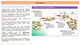 Evolution (Lecture 1) a concept in biology.pptx | Geology | Science