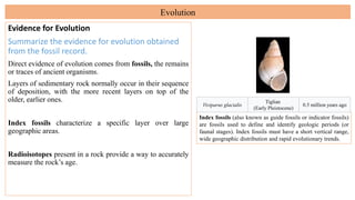 Evolution (Lecture 1) a concept in biology.pptx | Geology | Science