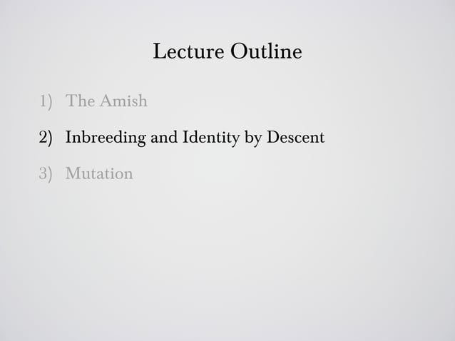 Evolution Lectures 9&10 | PPT