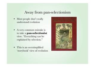 Evolution lectures WK6 | PPT