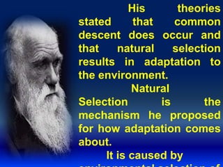 Natural selection of Charles Darwin | PPTX