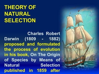Natural selection of Charles Darwin | PPTX