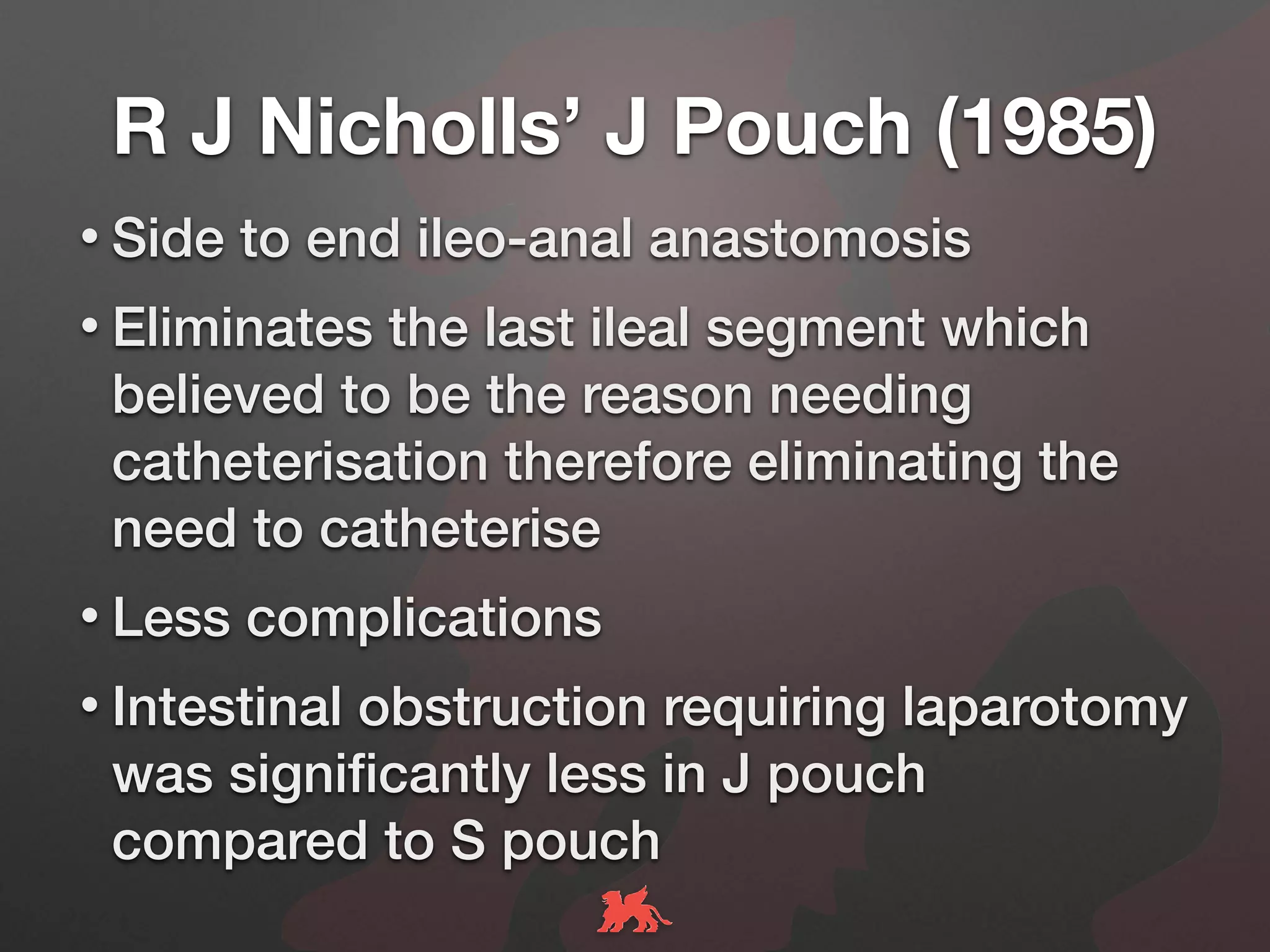 Evolution and new trends of restoration following proctocolectomy | PDF