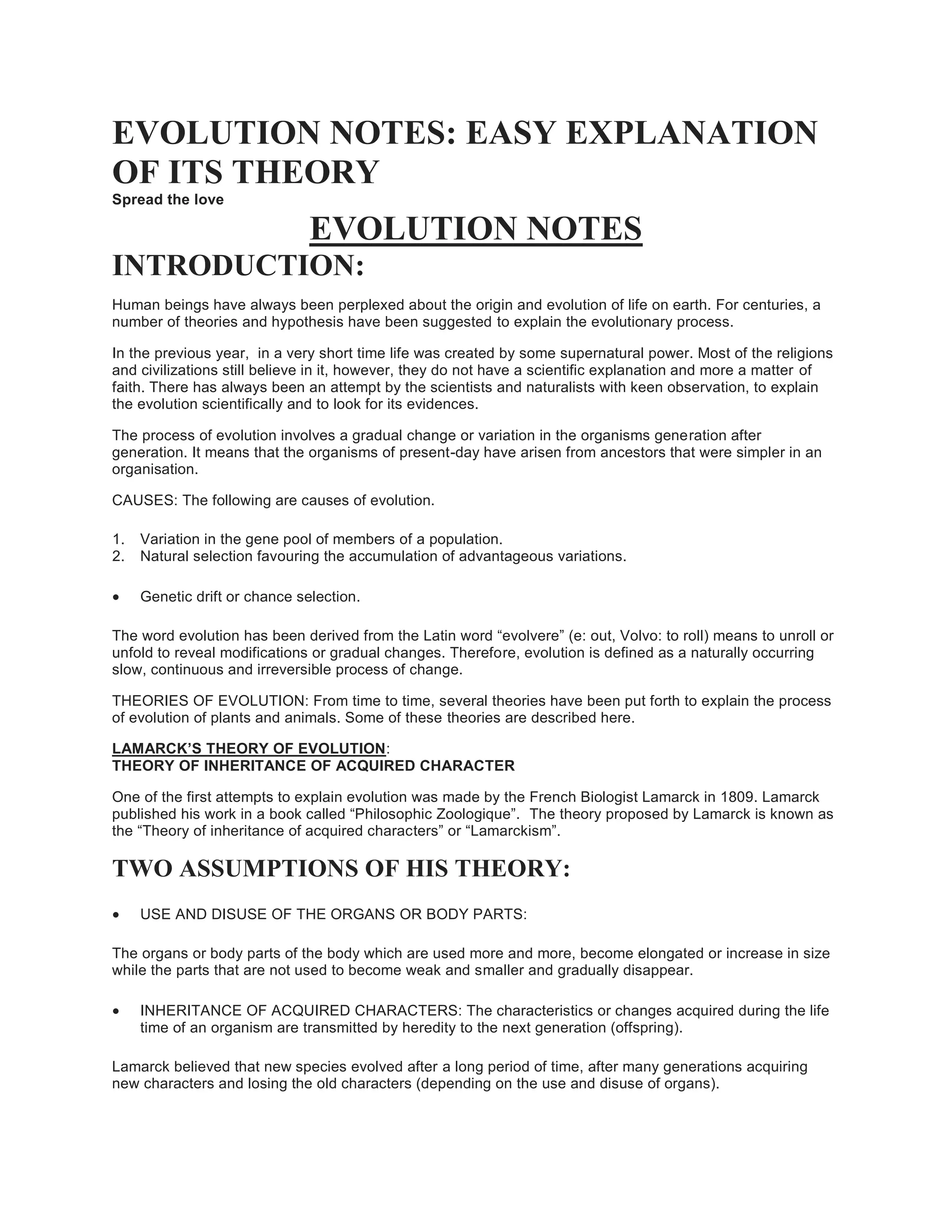 EVOLUTION NOTES.docx
