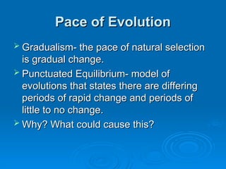 Evolution Notes Darwin Natural Selection.ppt