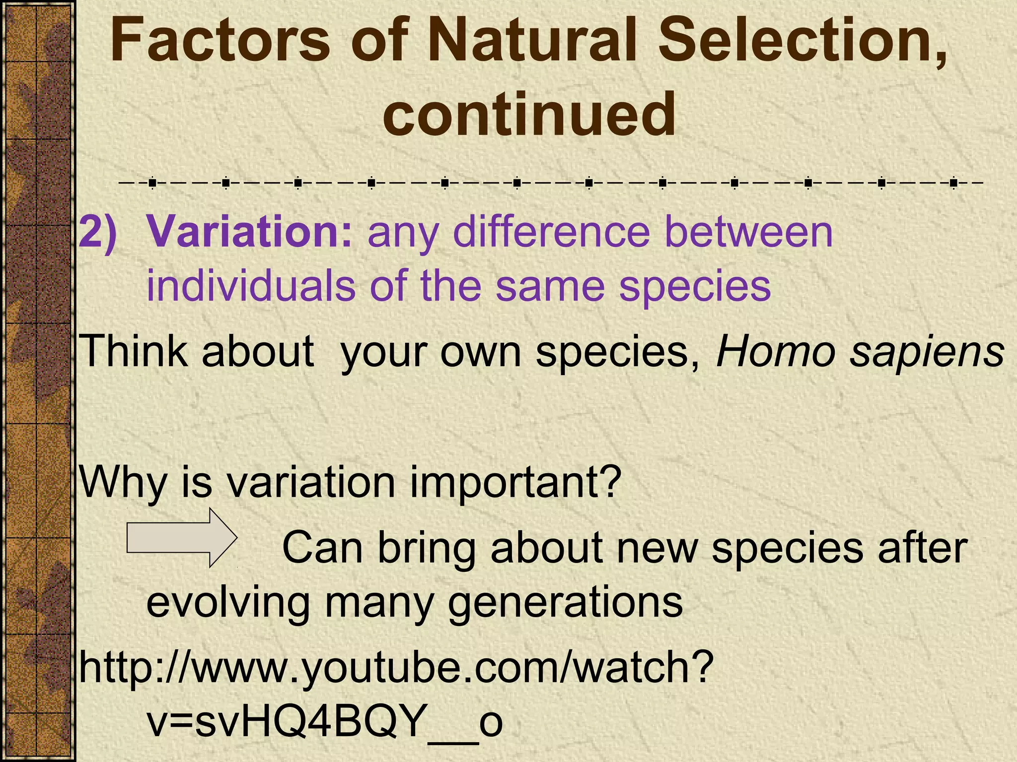 Evolution notes part 1 | PPT