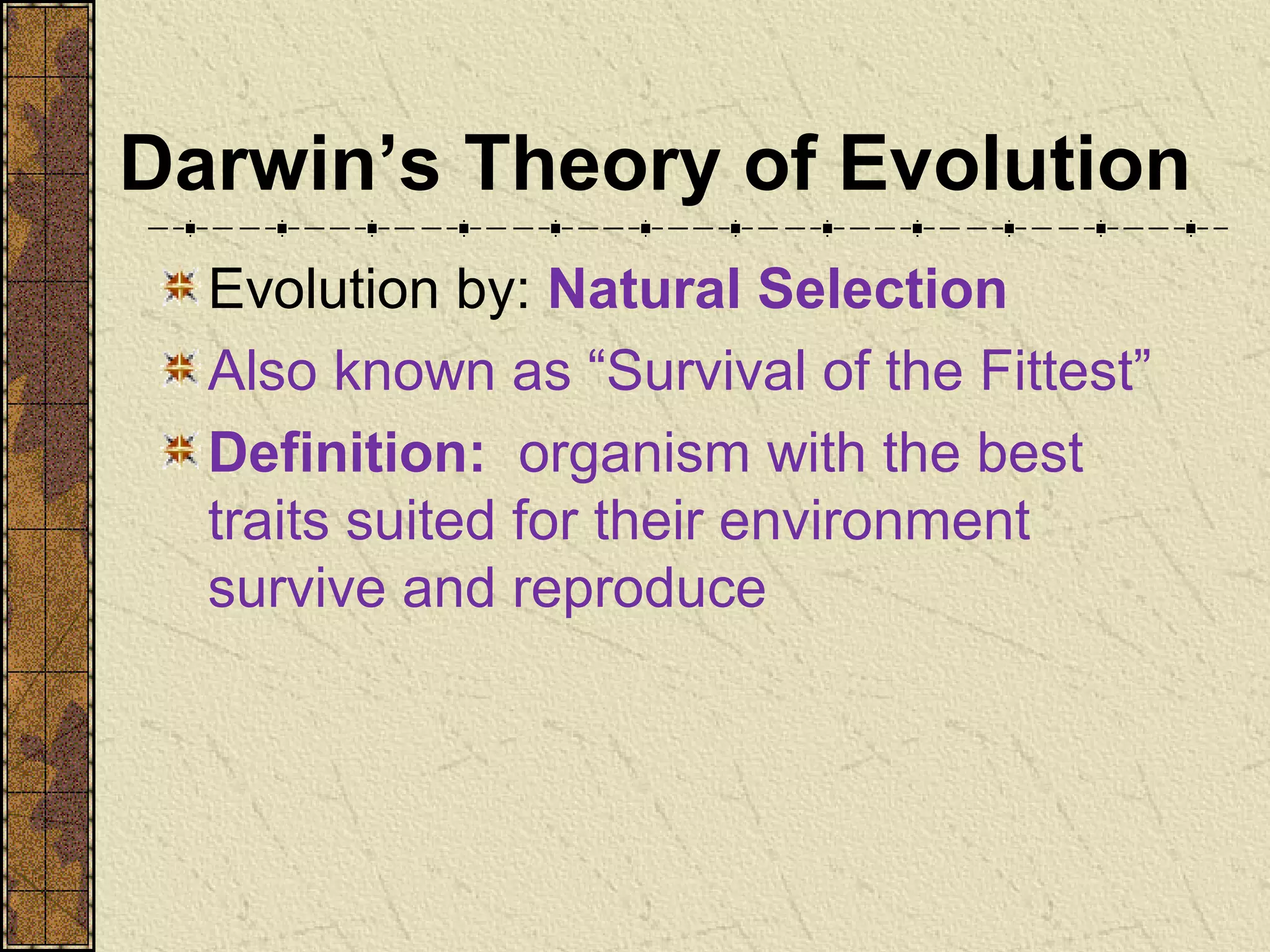Evolution notes part 1 | PPT