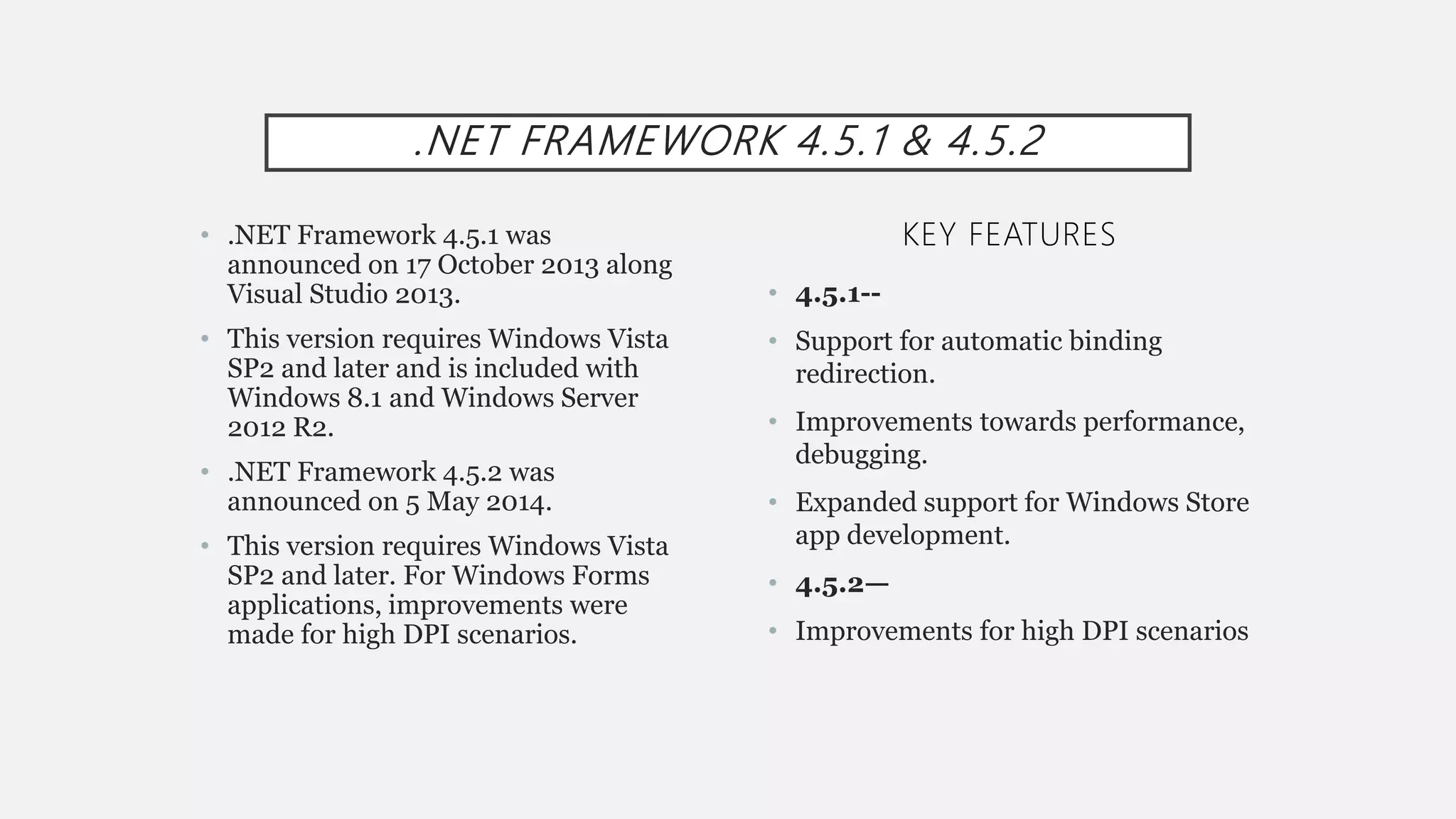Evolution of .net frame work | PPT