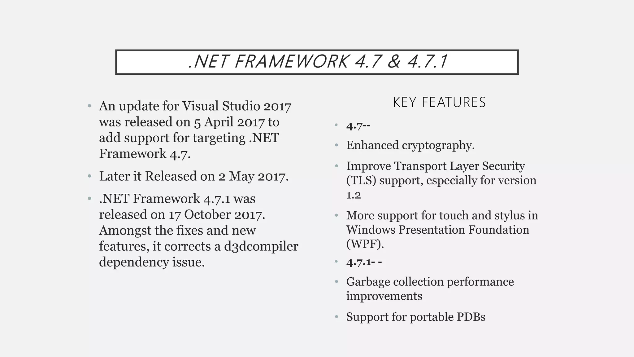 Evolution of .net frame work | PPT