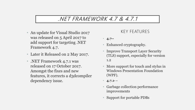 Evolution of .net frame work | PPT