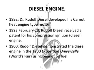 Evolution of 1st combustion engine | PPTX | Chemistry | Science