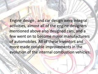 Evolution of 1st combustion engine | PPTX | Chemistry | Science