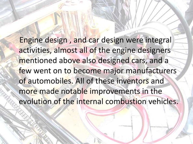 Evolution of 1st combustion engine | PPT
