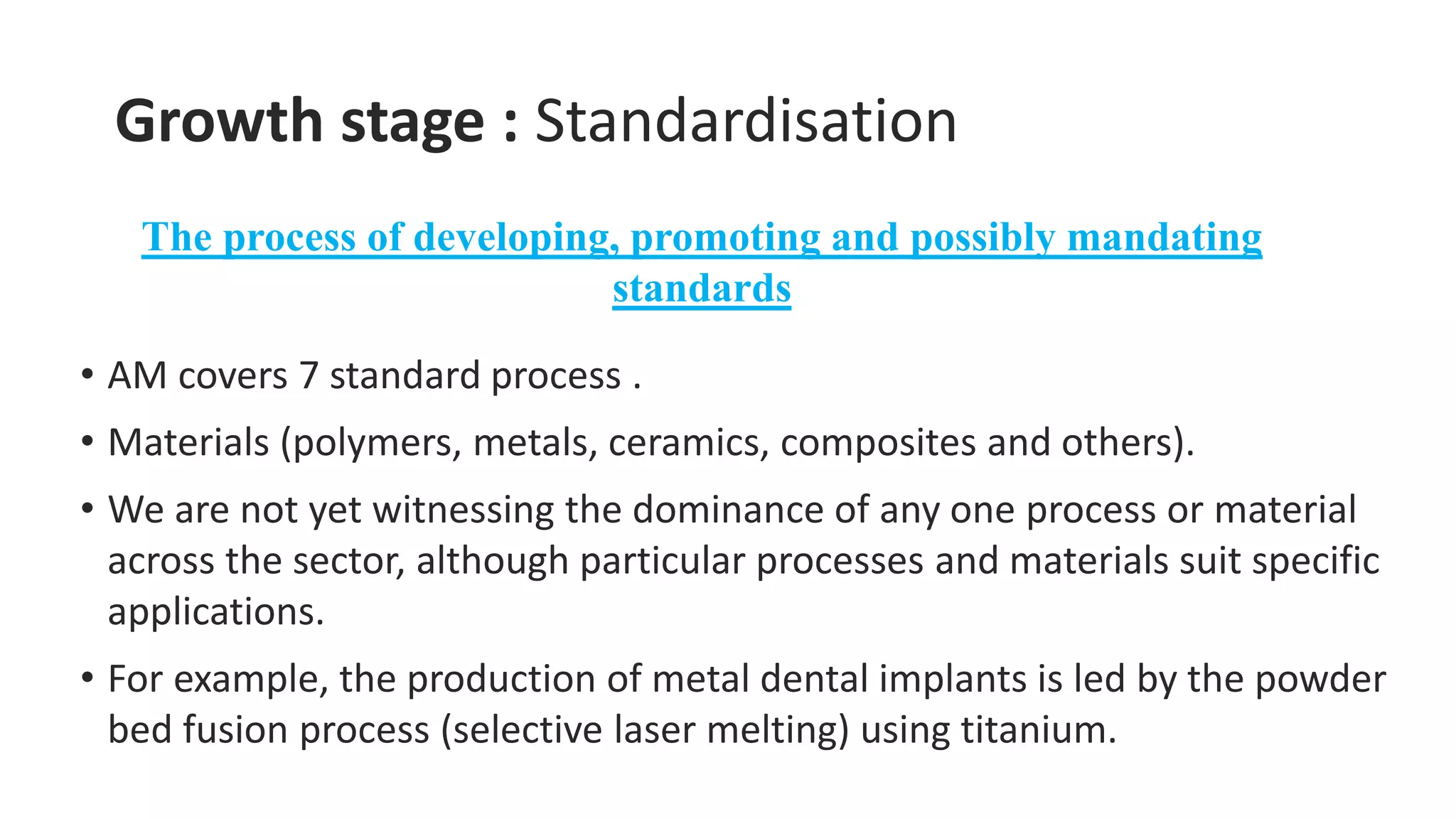 Evolution of additive manufacturing | PPTX