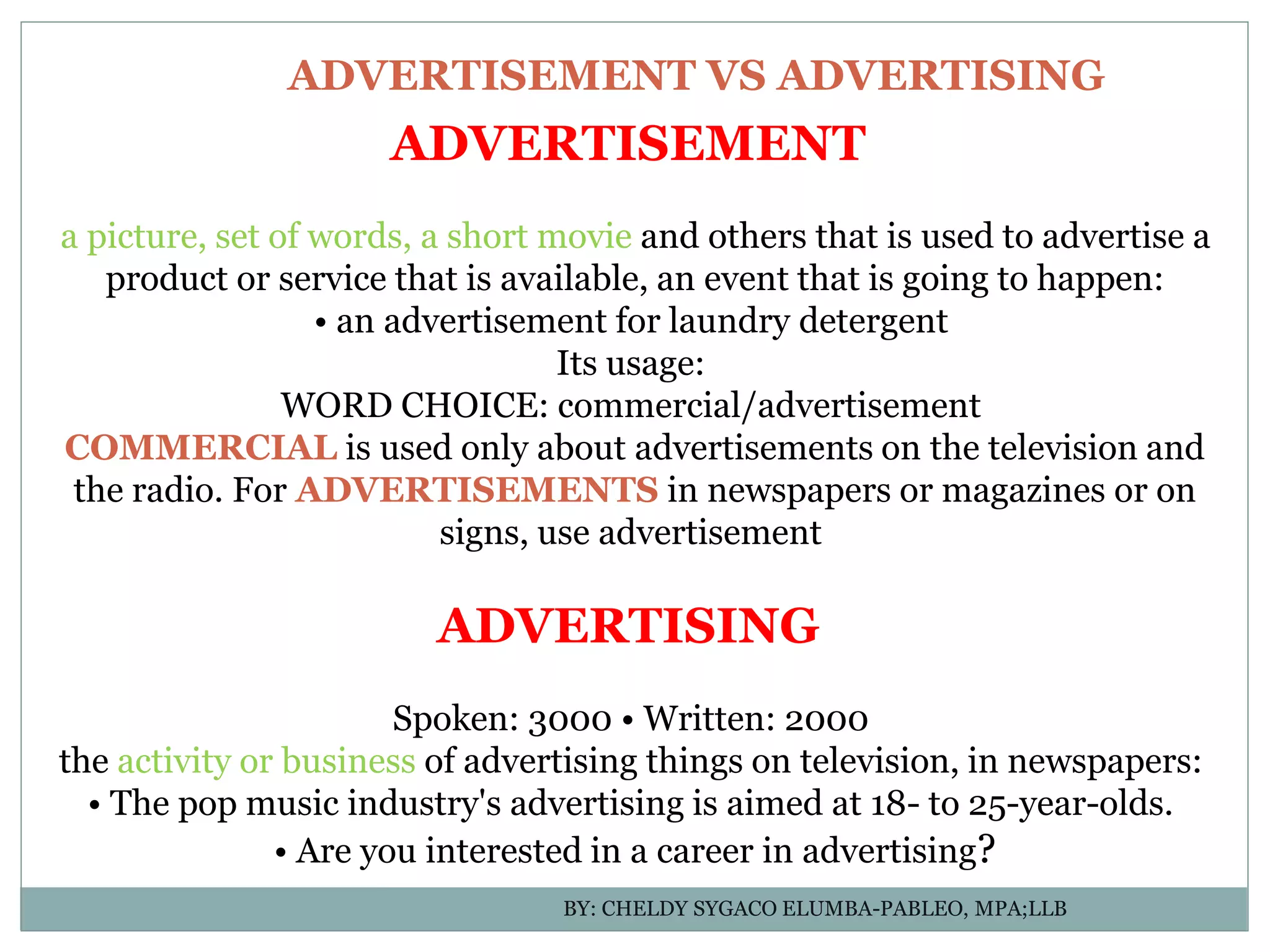 Evolution of ads | PPT