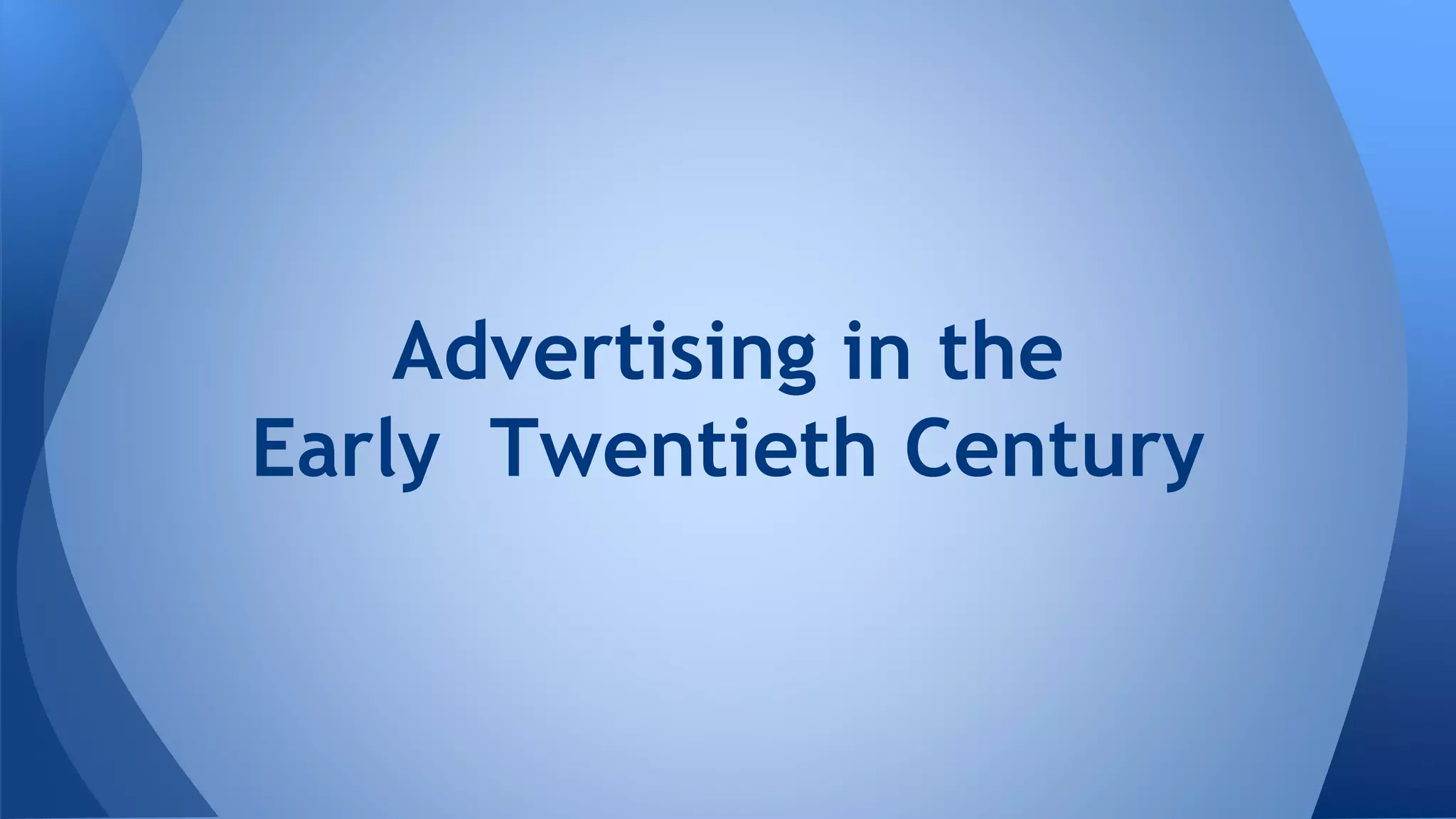 Evolution of advertising | PPTX