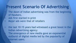 Evolution of advertising | PPTX