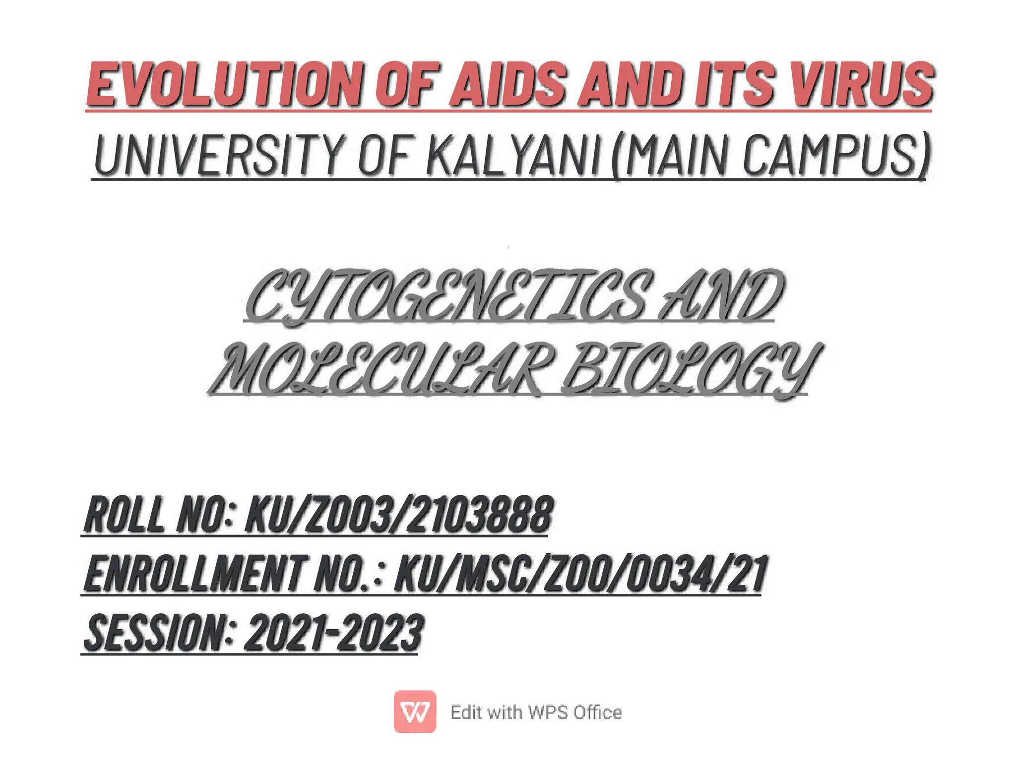 Evolution Of AIDS And Its VIRUS(17/03).pdf