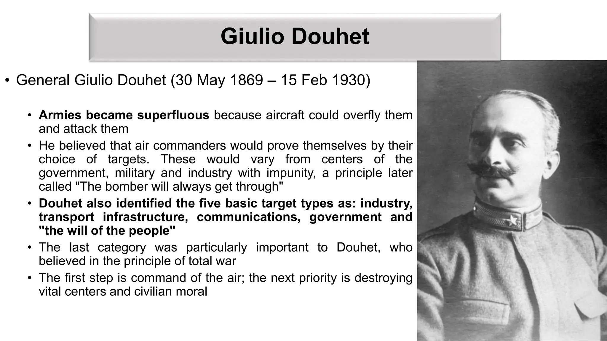 historical Evolution of Air Power Theories | PPTX