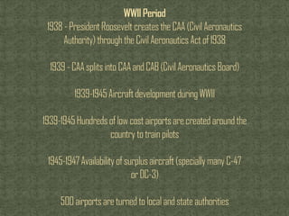 Evolution of air transportation | PPTX