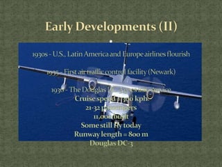 Evolution of air transportation | PPTX