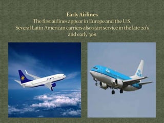 Evolution of air transportation | PPTX