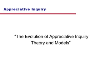 Evolution of ai theory and models | PPT