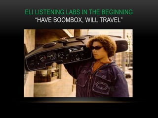 Evolution of a Listening Lab | PPTX