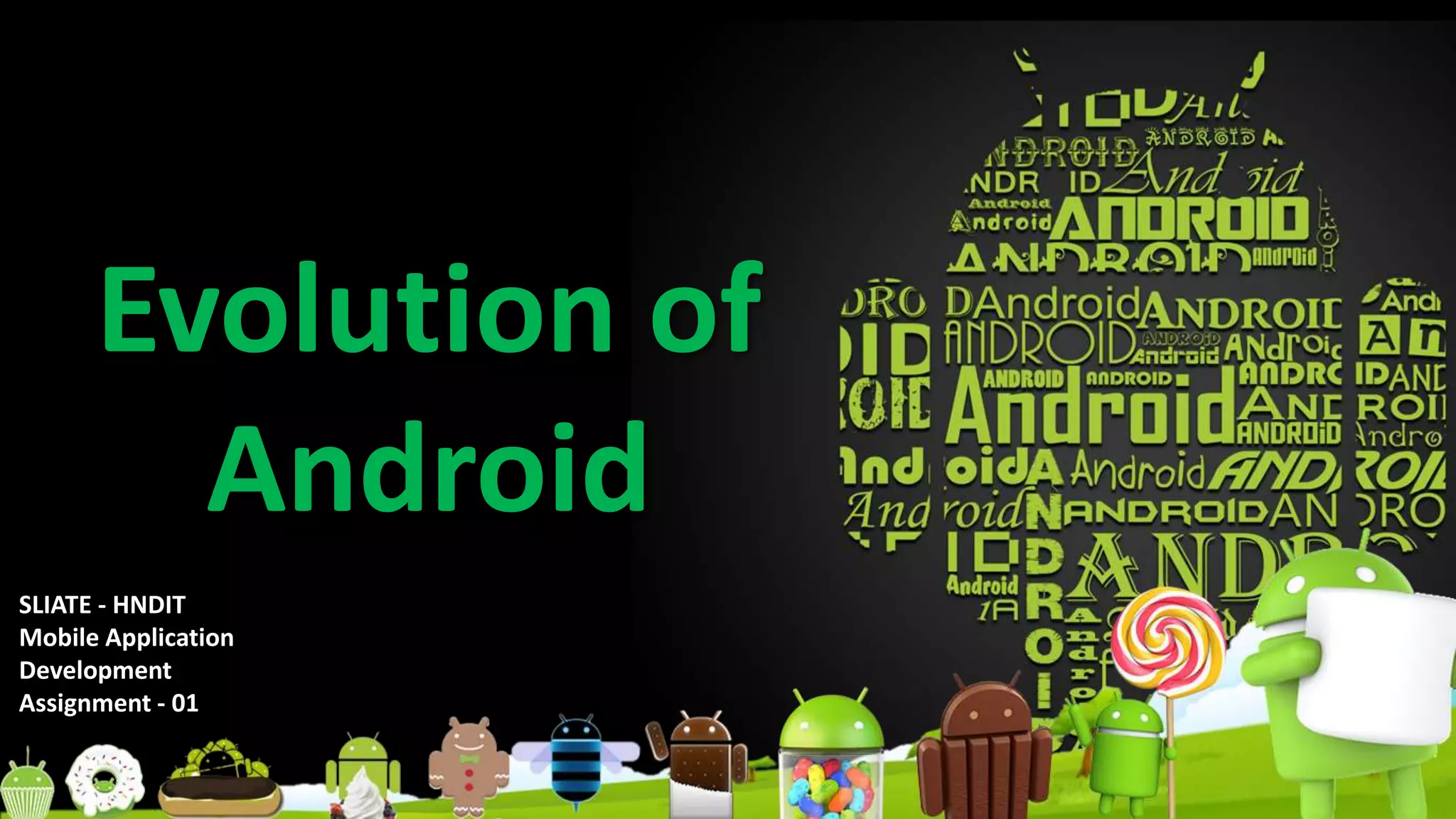 Evolution of android | PPTX