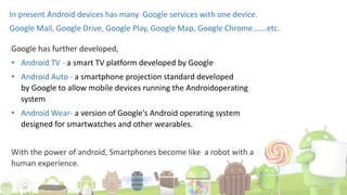 Evolution of android | PPTX