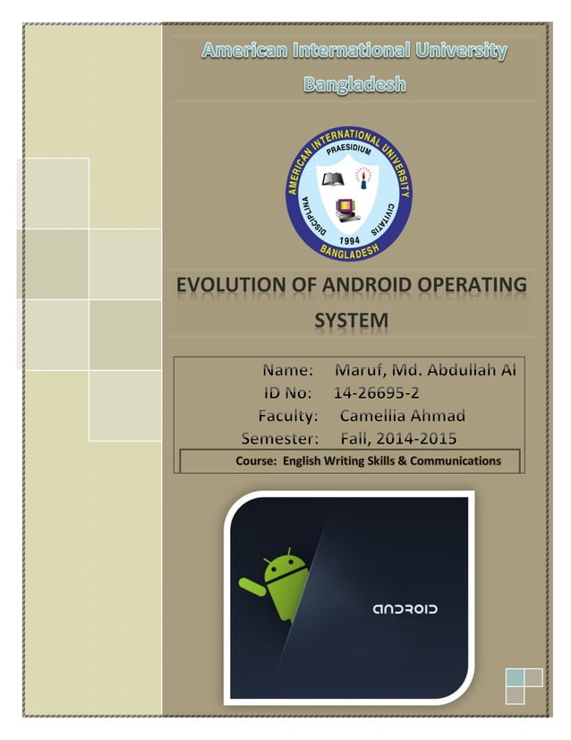 Evolution of android operating system | PDF