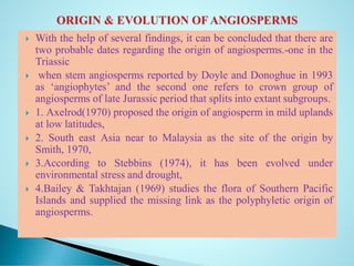 ORIGIN& EVOLUTION OF ANGIOSPERMS.pdf