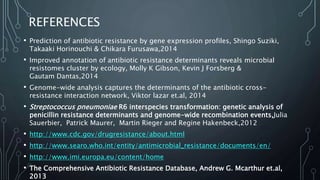 Evolution of antibiotic resistance | PPTX