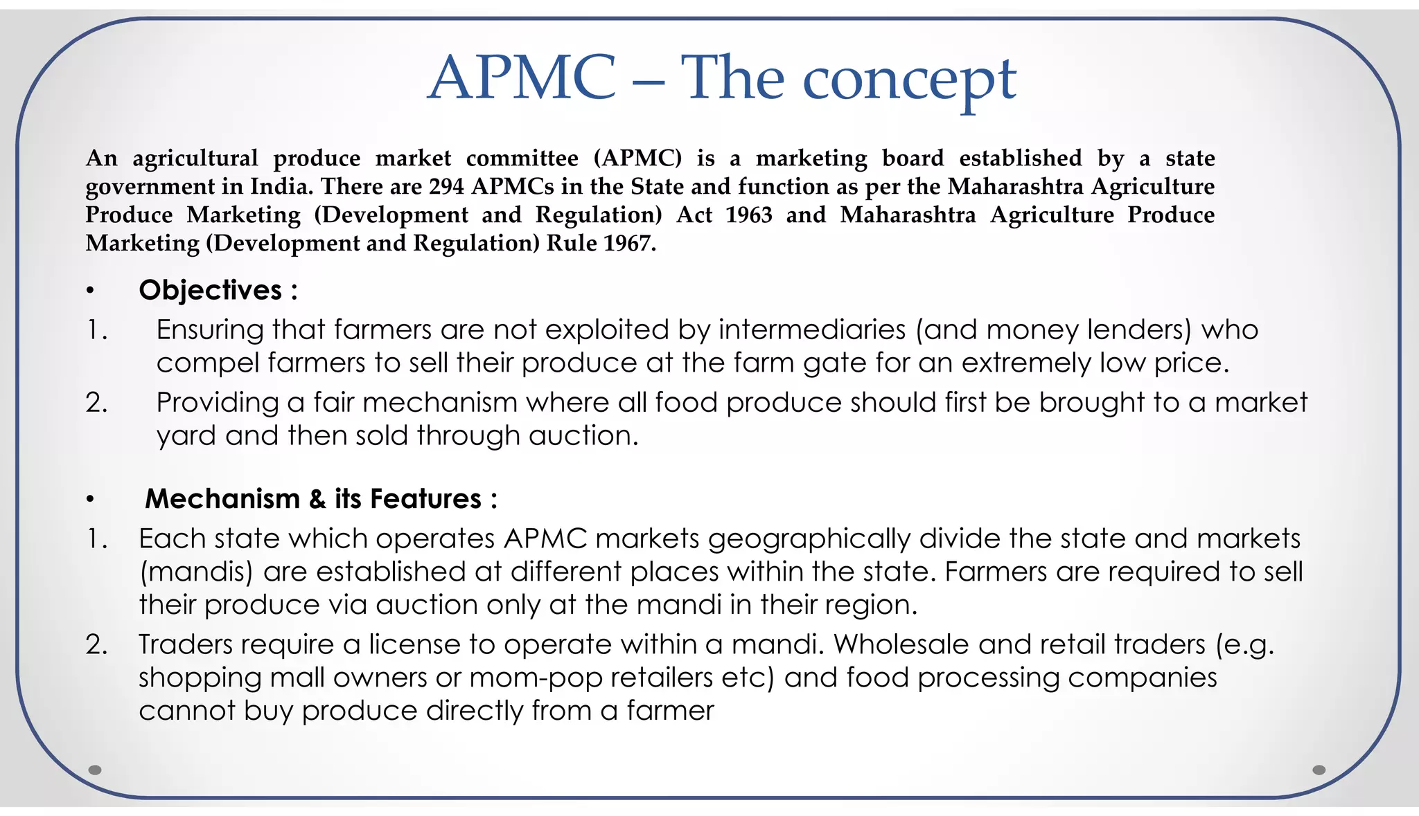 Evolution of APMC supply chain | PDF