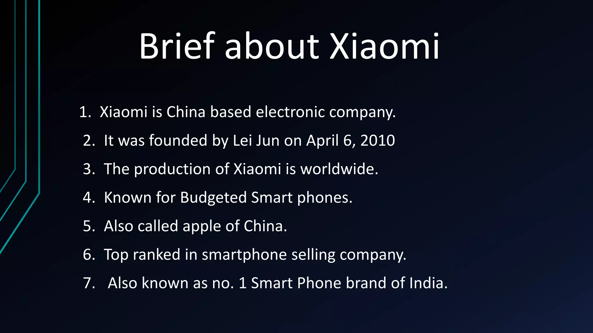 Evolution of Xiaomi Mobile Products | PPTX